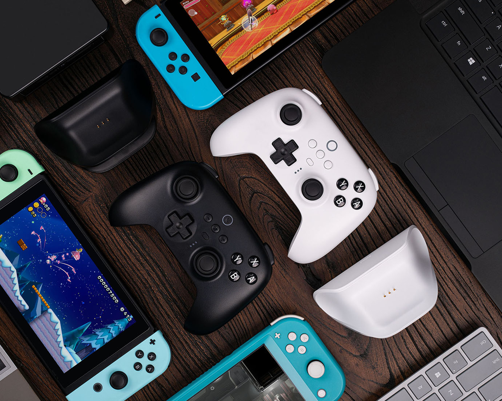 8bitdo Ultimate Bluetooth Controller With Charging Dock Wireless Controller White 7116