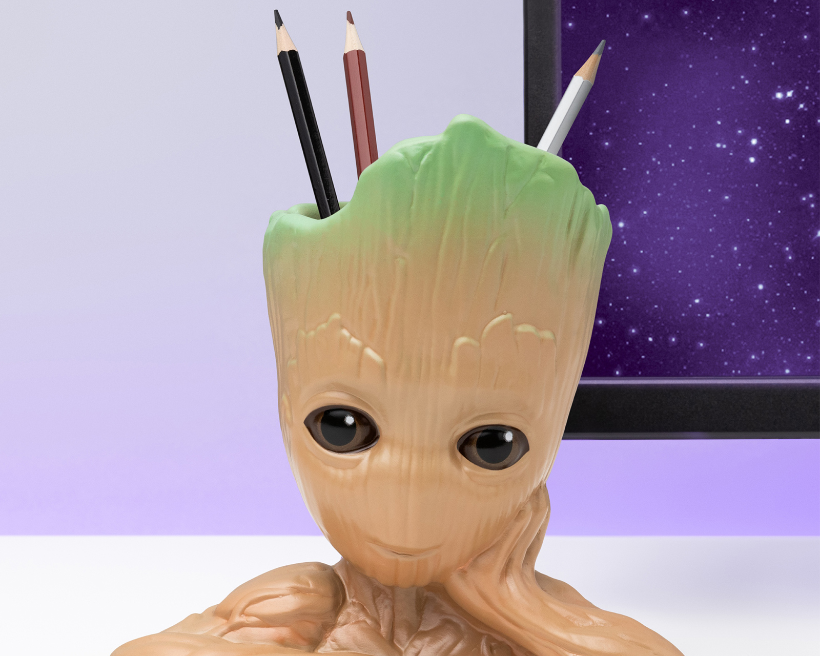 Paladone Marvel Groot Pen Plant Pot Groot Pen Holder And Flower Pot