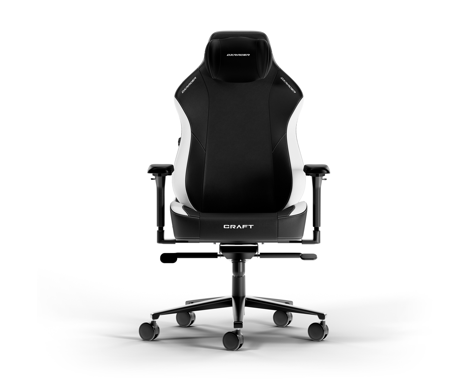DXRacer CRAFT XL Black White EPU Leather