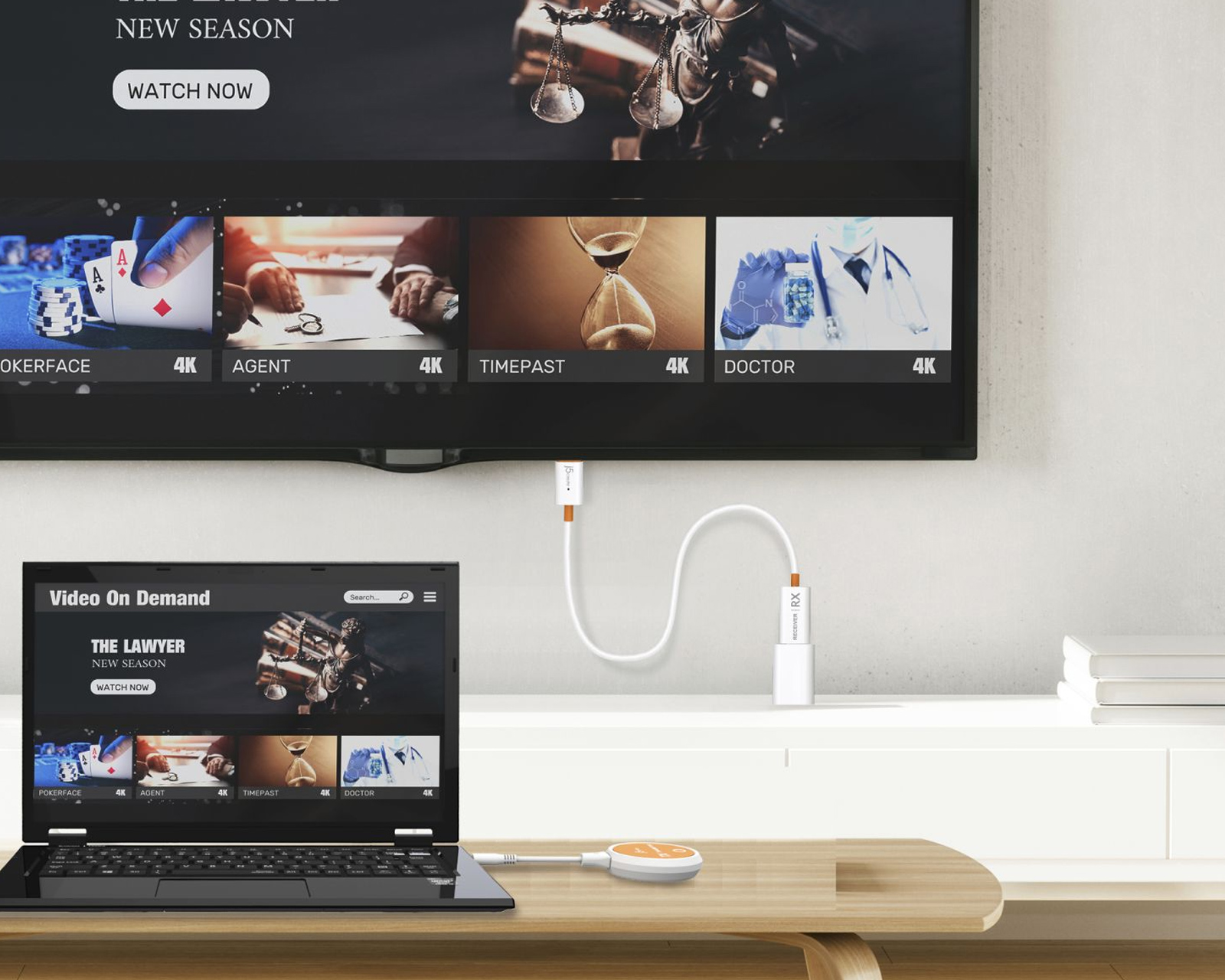 j5create ScreenCast USB-C Wireless Display HDMI Extender - MaxGaming.com