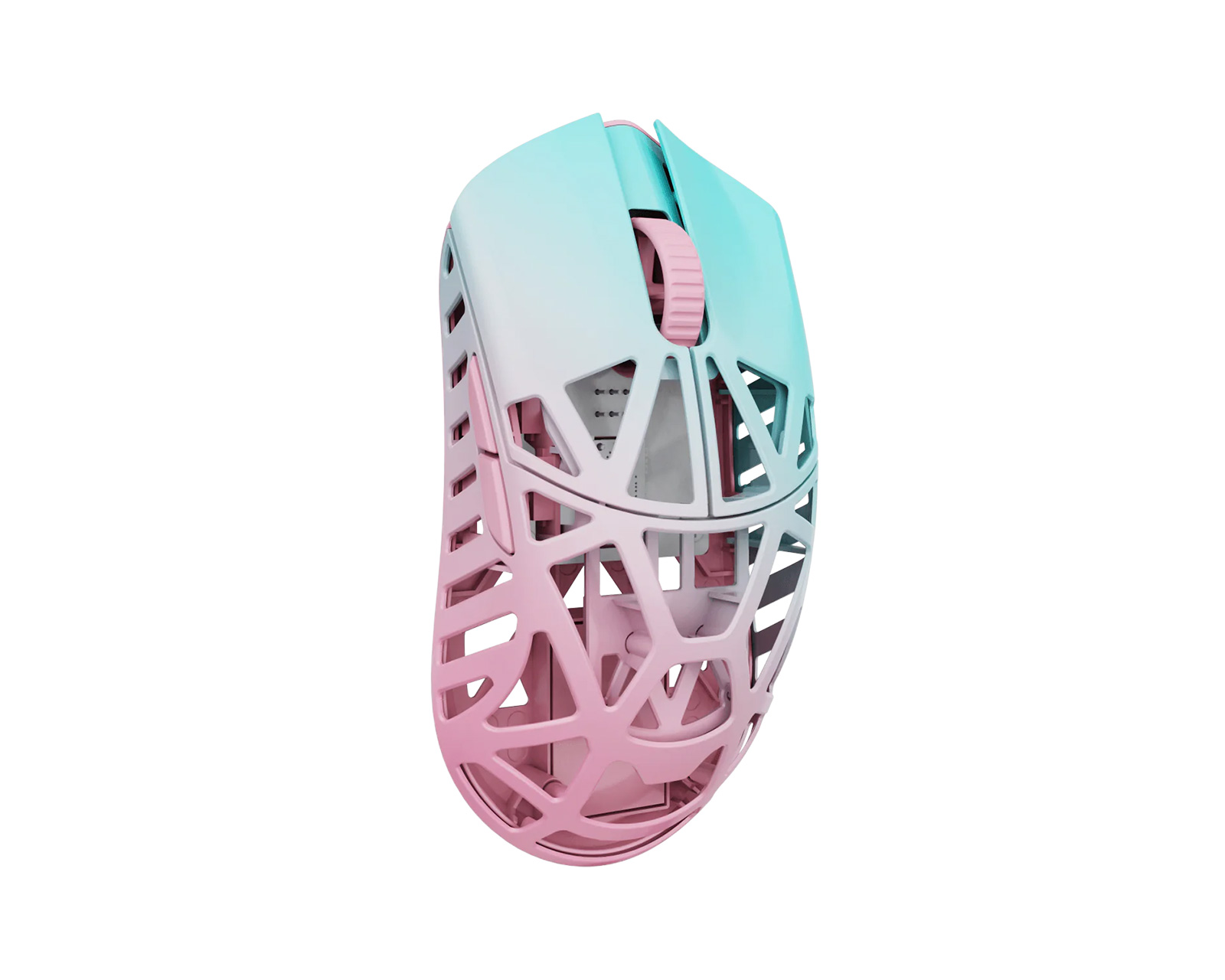 WLMouse BEAST Mini Wireless Gaming Mouse - Pink/Teal - MaxGaming.com