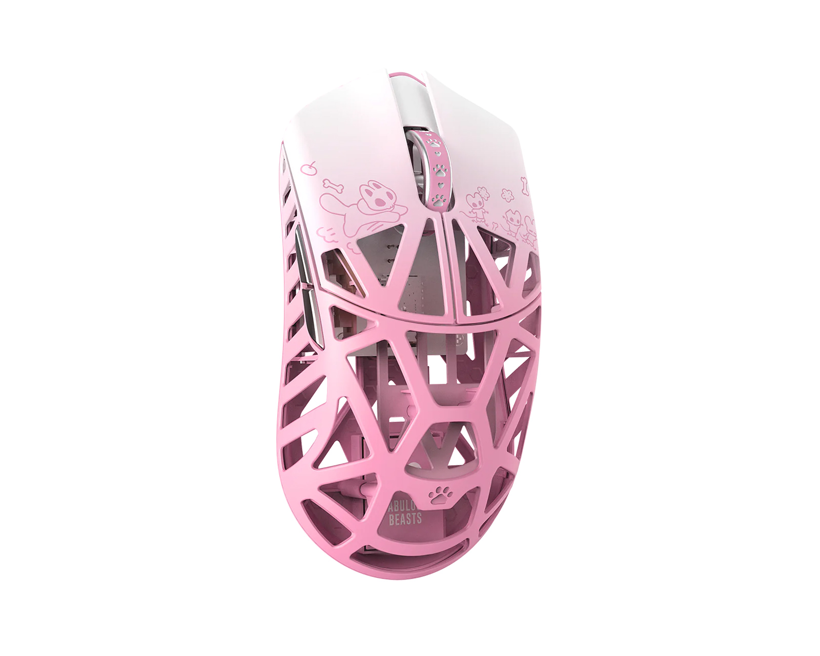WLMouse Fabulous Beasts x BEAST X Wireless Gaming Mouse - White/Pink ...