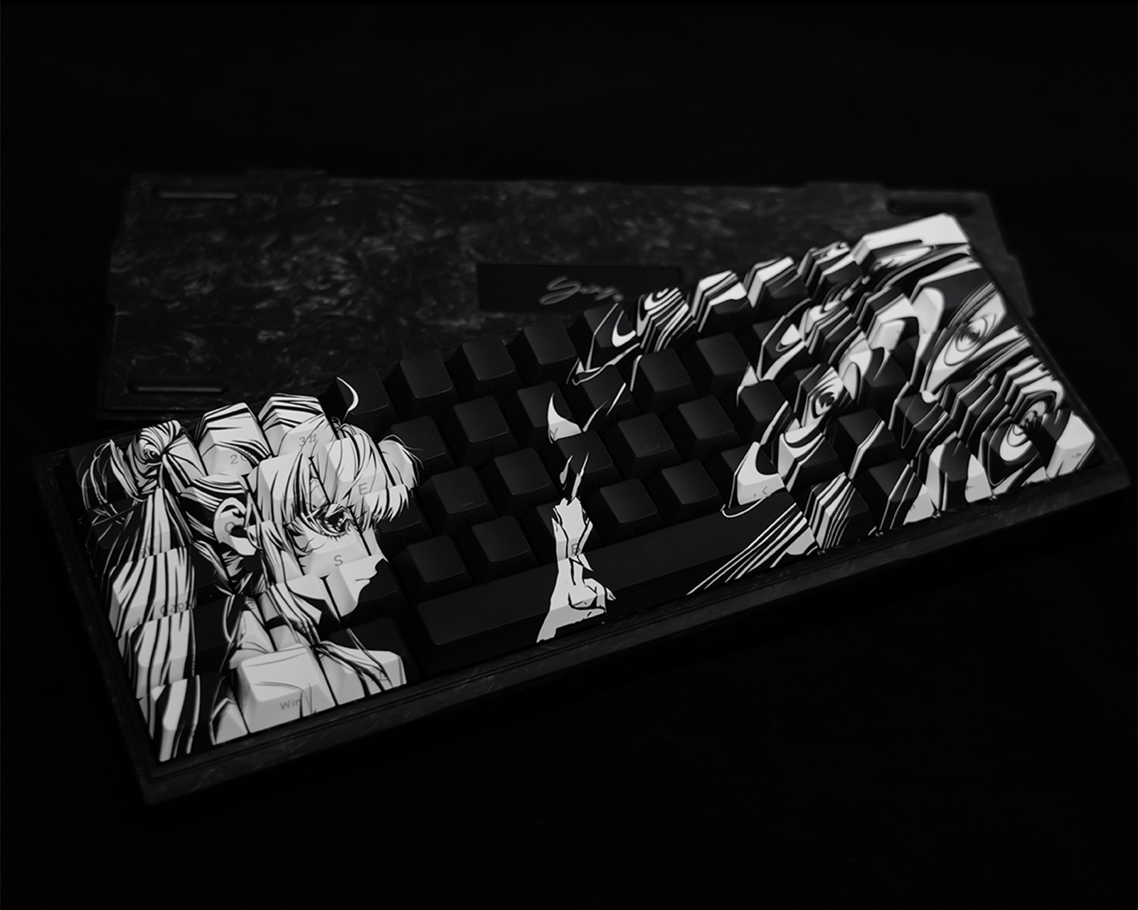 Wlmouse Ying63 Forged Carbon Fiber Keyboard Ling [magnetic Jade Pro
