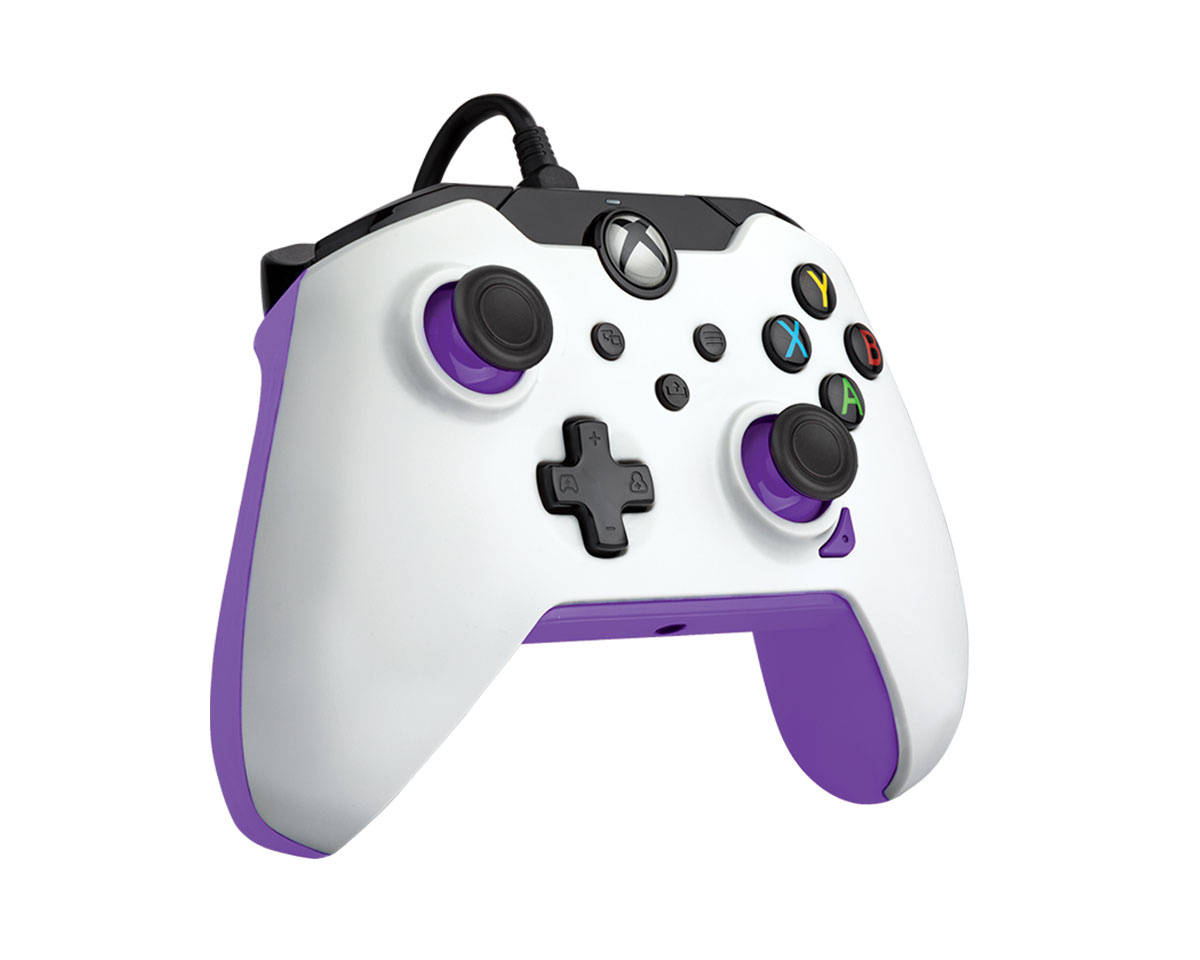 PDP Wired Controller Xbox Series Xbox One PC Kinetic White MaxGaming