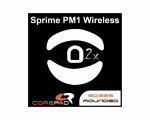 Sprime PM1 Wireless Ergo Gaming Mouse - White - MaxGaming.com
